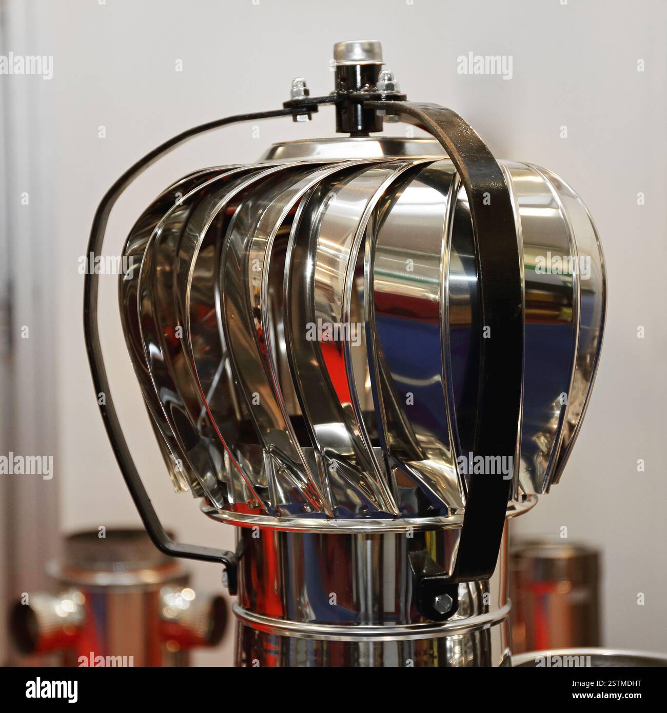 Rotating Cowl Spinner Vent for Top of Chimney Stock Photo - Alamy