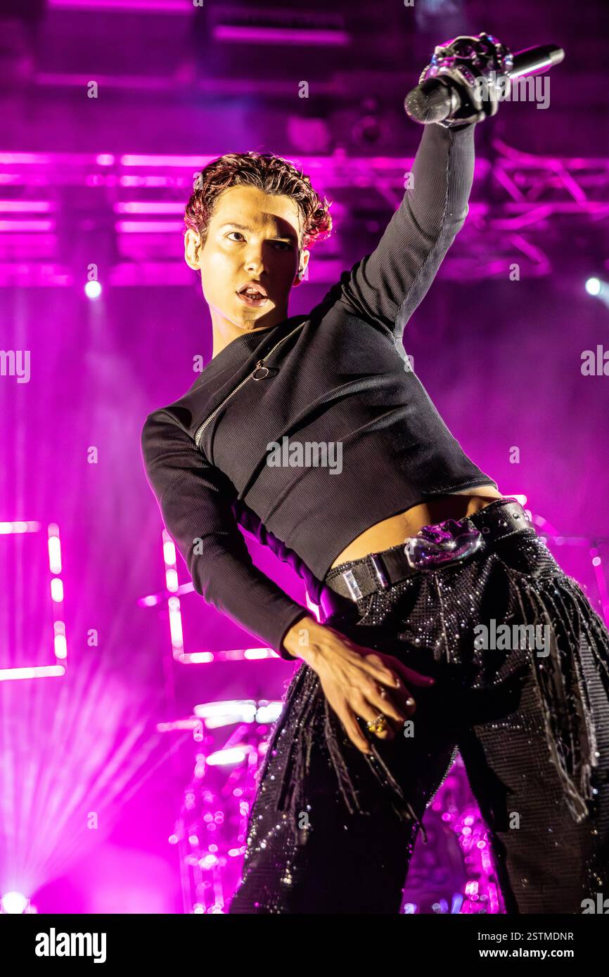 Milan Italy. 18th feb 2025. The Venezueland-Swedish singer and actor ...