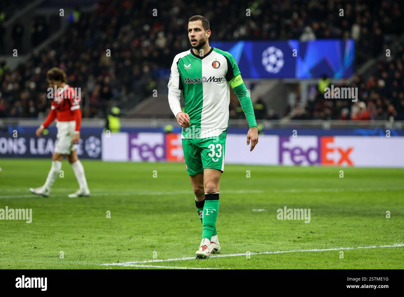 David Hancko (Feyenoord) during the match between Milan and Feyenoord ...