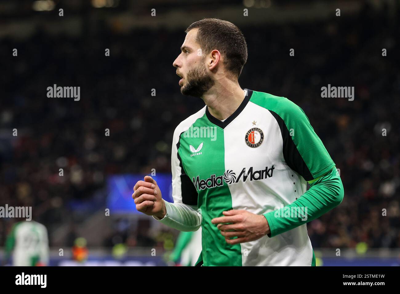David Hancko (Feyenoord) during the match between Milan and Feyenoord ...