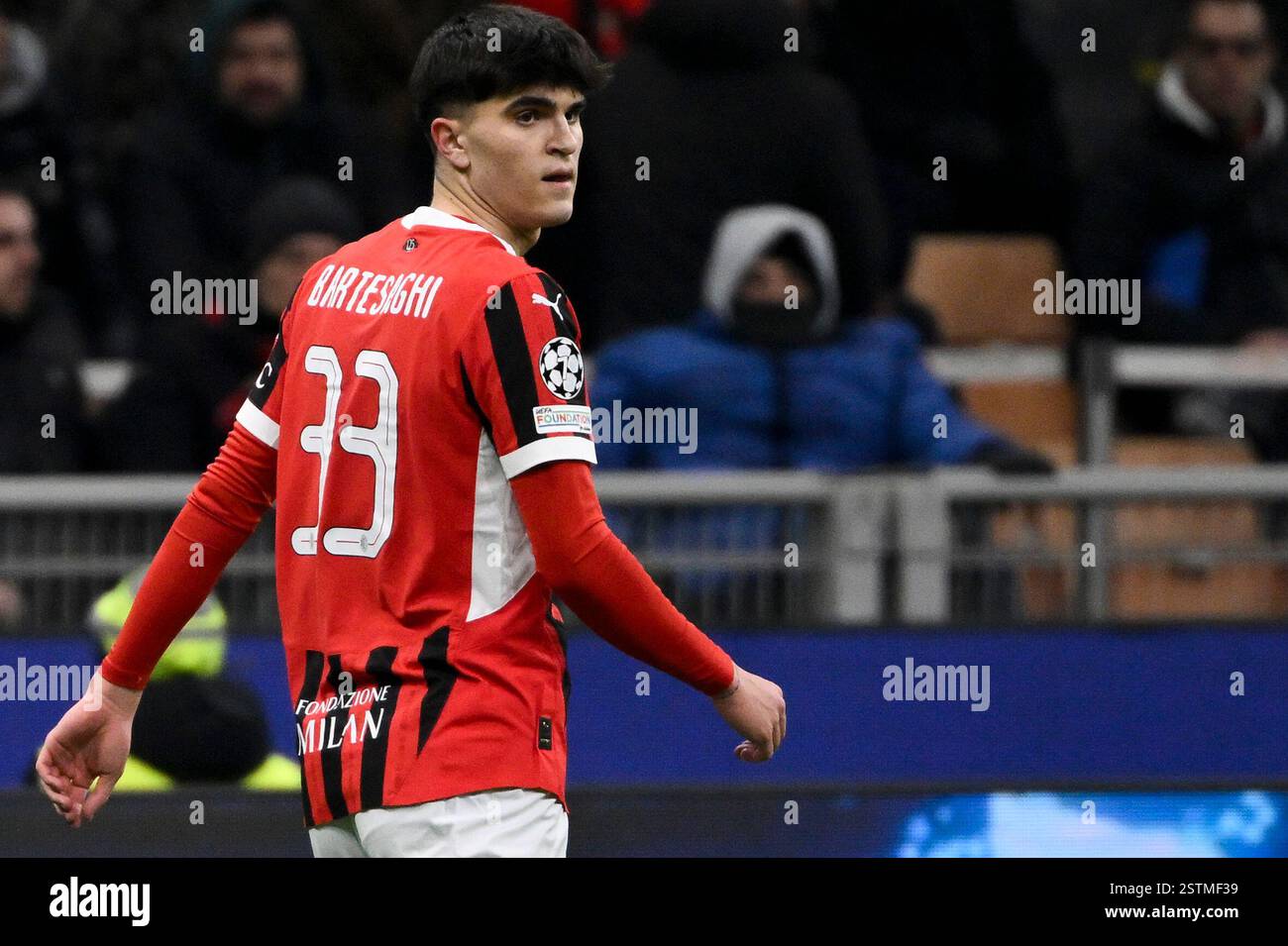 Davide Bartesaghi of AC Milan during the UEFA Champions League 2024/ ...