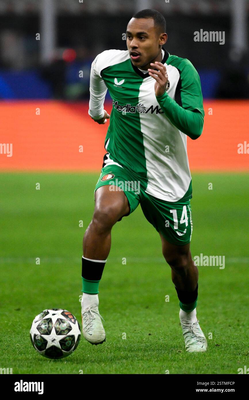 Igor Paixao of Feyenoord in action during the UEFA Champions League ...