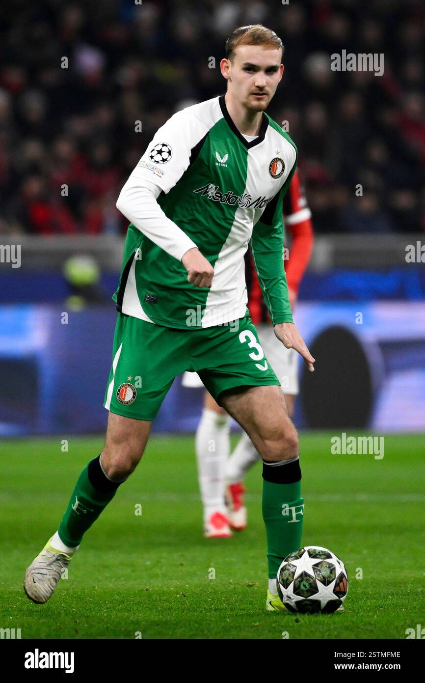 Thomas Beelen of Feyenoord in action during the UEFA Champions League ...