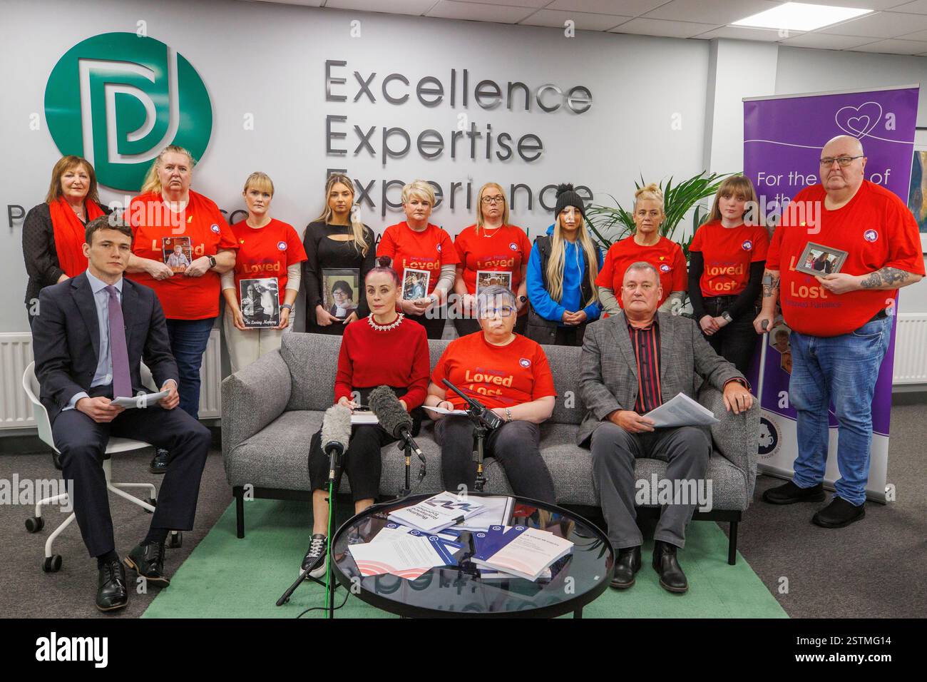 (front, left to right) solicitor Enda McGarrity from PA Duffy, Martina ...
