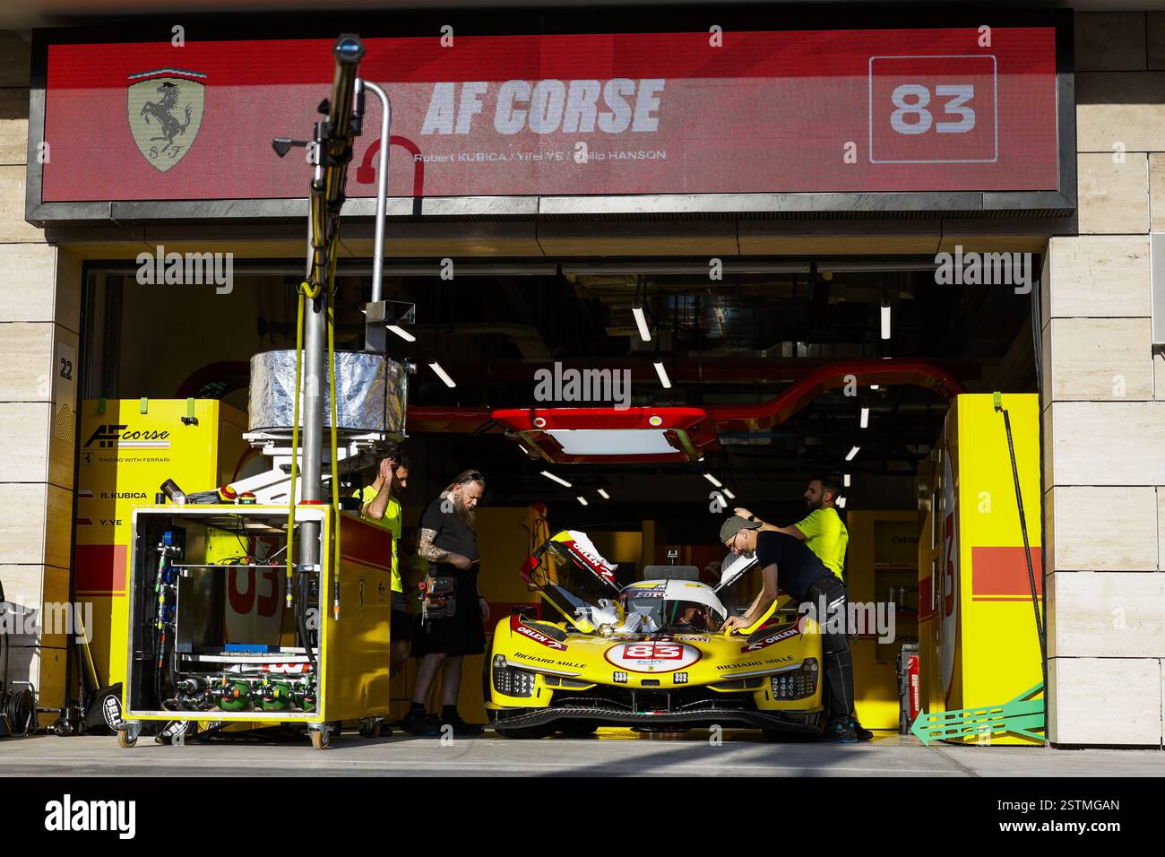 83 HANSON Phil (gbr), KUBICA Robert (pol), YE Yifei (chn), AF Corse, Ferrari 499P #83, Hypercar ...