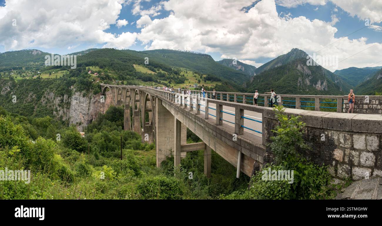 Djurdjevica Tara Bridge Stock Photo - Alamy