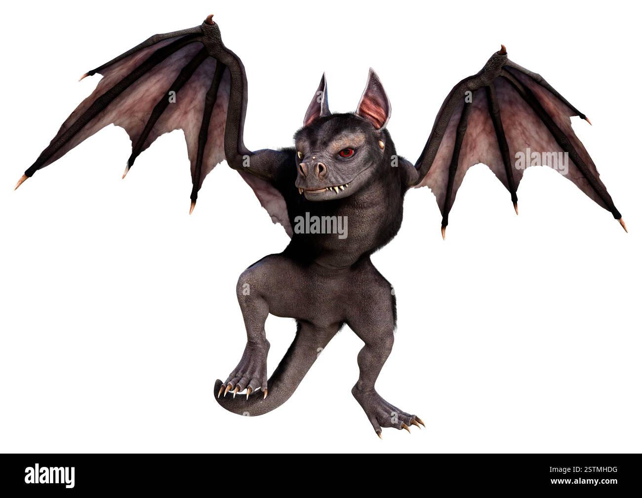 3D rendering of a giant bat isolated on white background Stock Photo ...