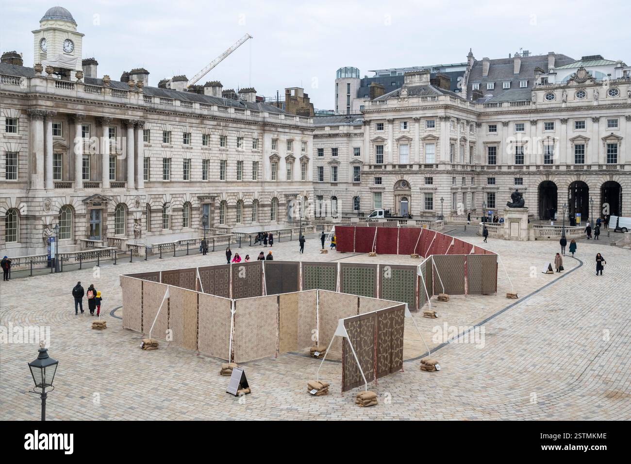 London, UK. 19 February 2025. Salt Line, part of ‘Salt Cosmologies’ by contemporary artists ...