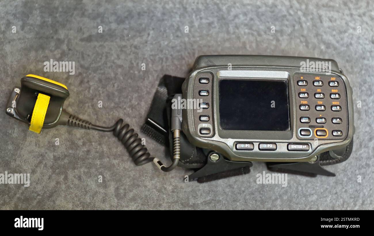 Ring barcode scanner reader for fast picking in warehouse hi-res stock ...
