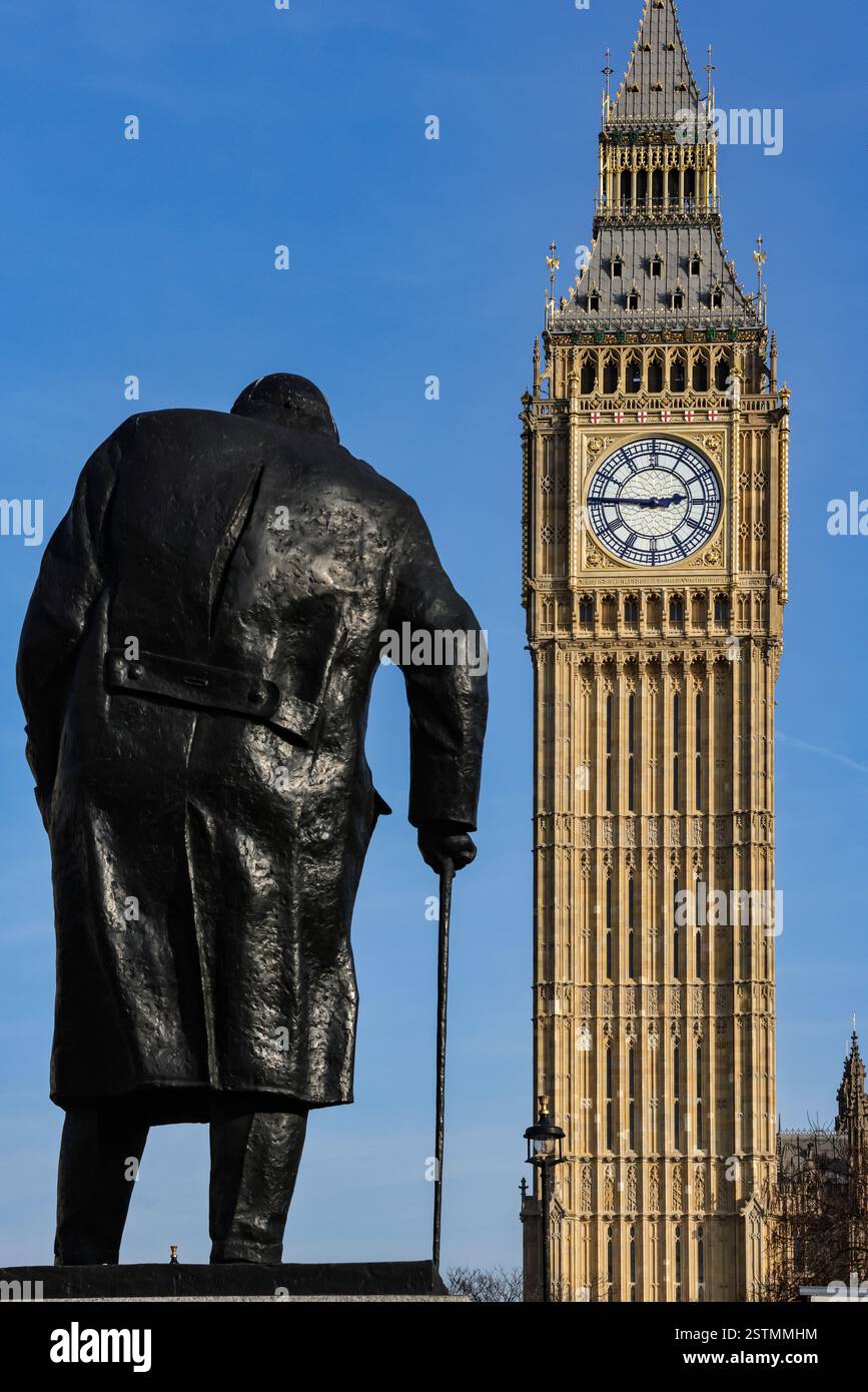 Big Ben, the Elizabeth Tower clock tower of the Houses of Parliament ...
