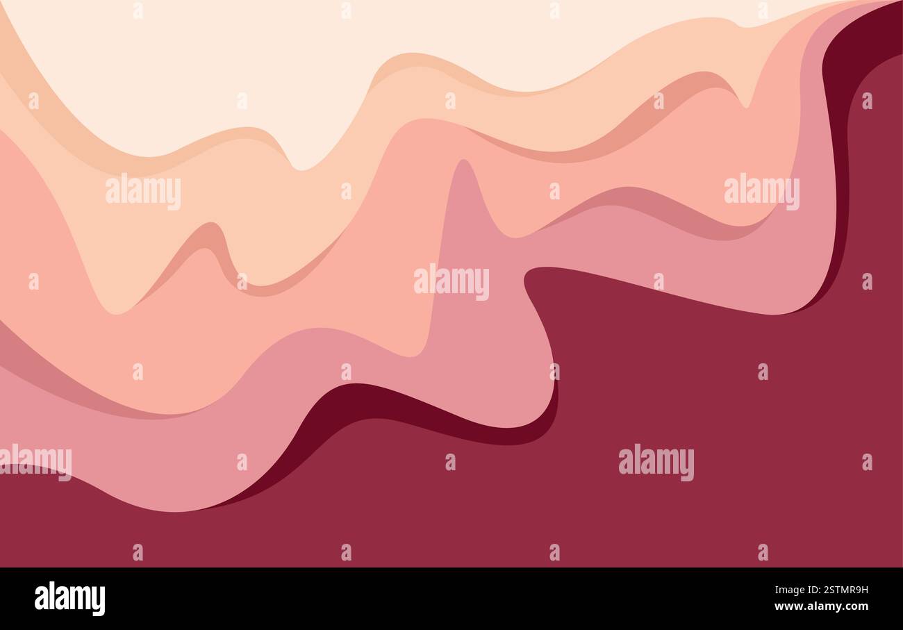 Mountain Abstract Wall Art Landscape Design Vector Stock Vector Image ...