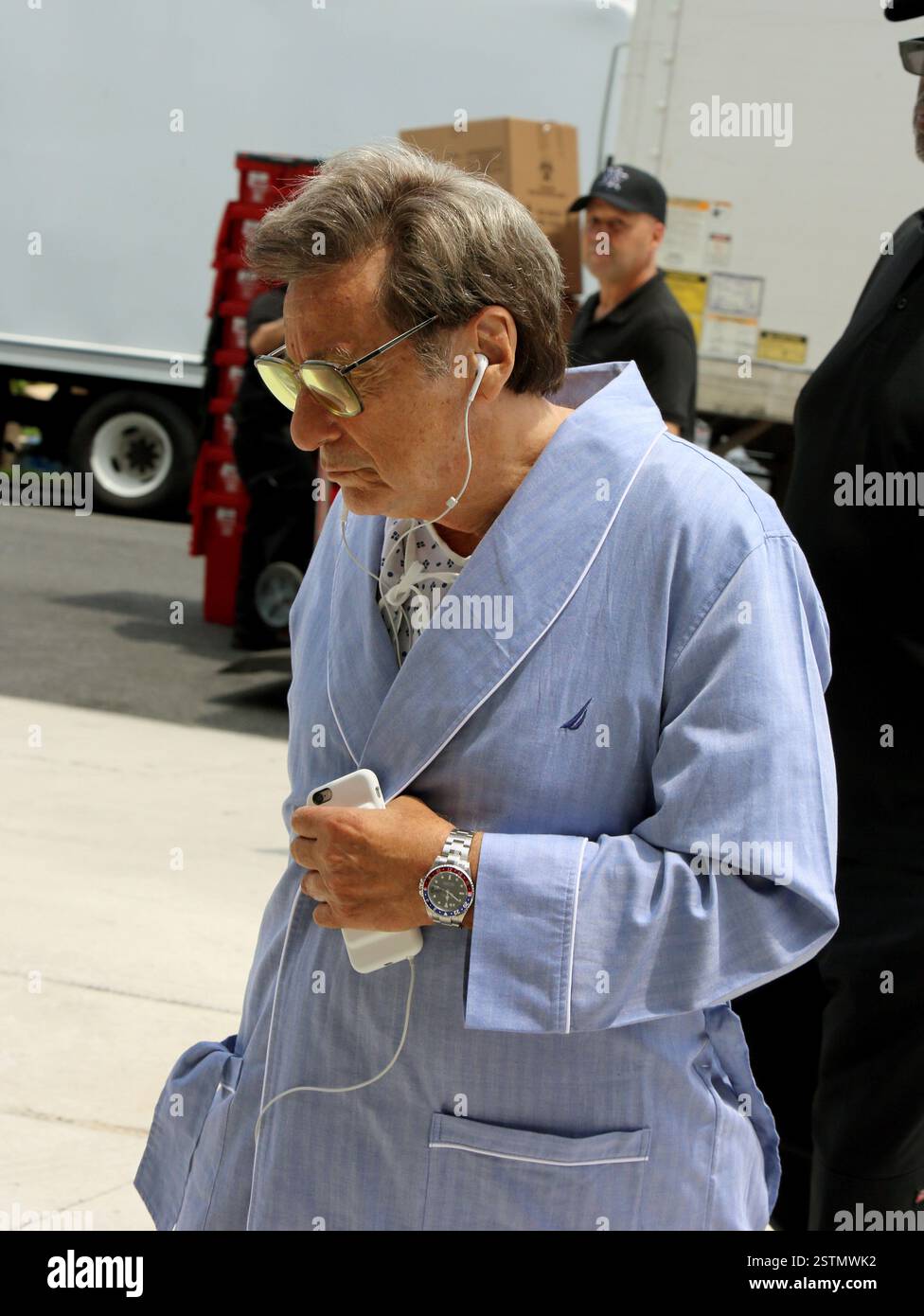 AL Pacino plays disgraced college football coach Joe Paterno on the set ...