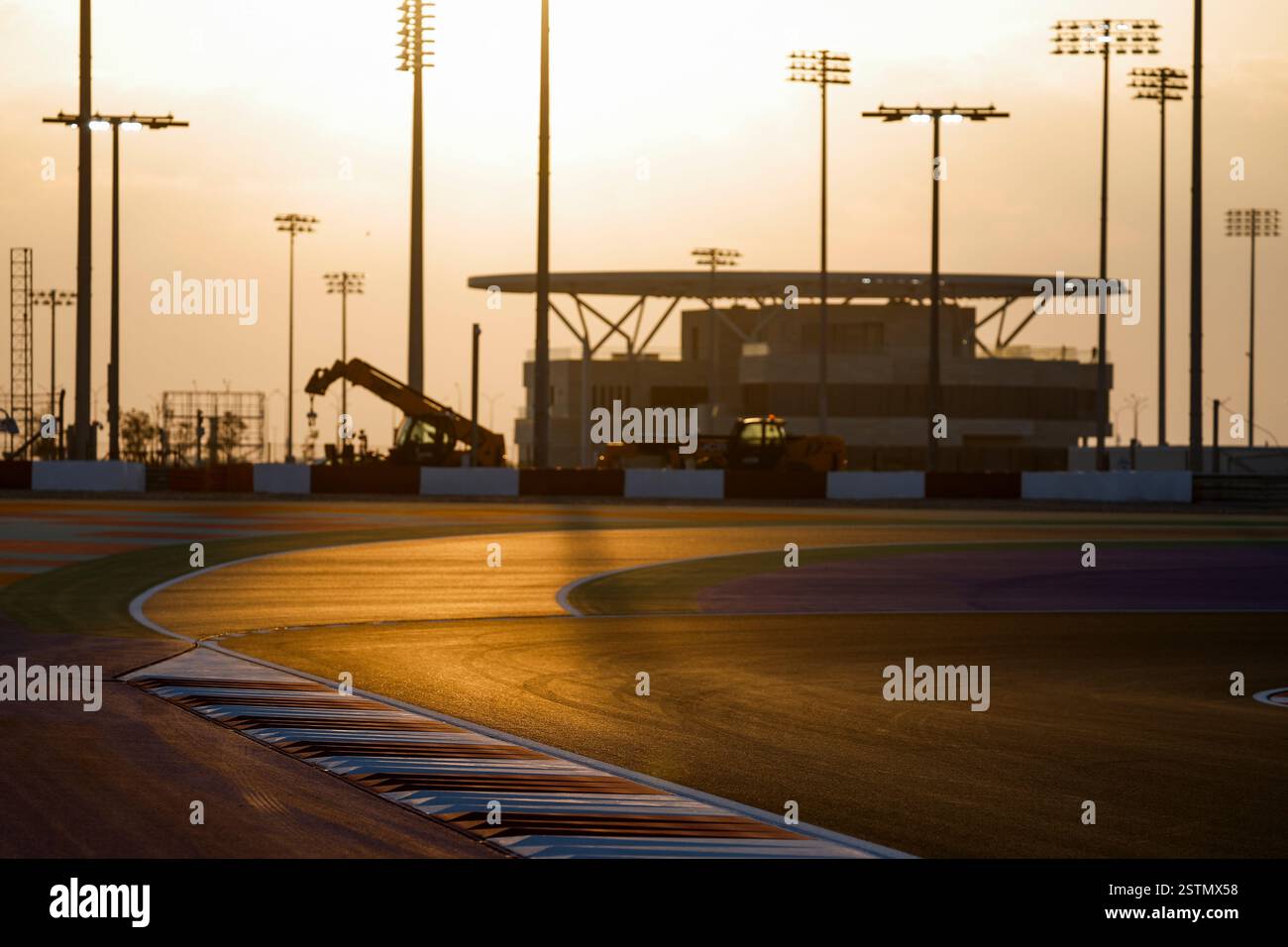 Lusail, Qatar. 19th Feb, 2025. Track details during the Prologue of the ...