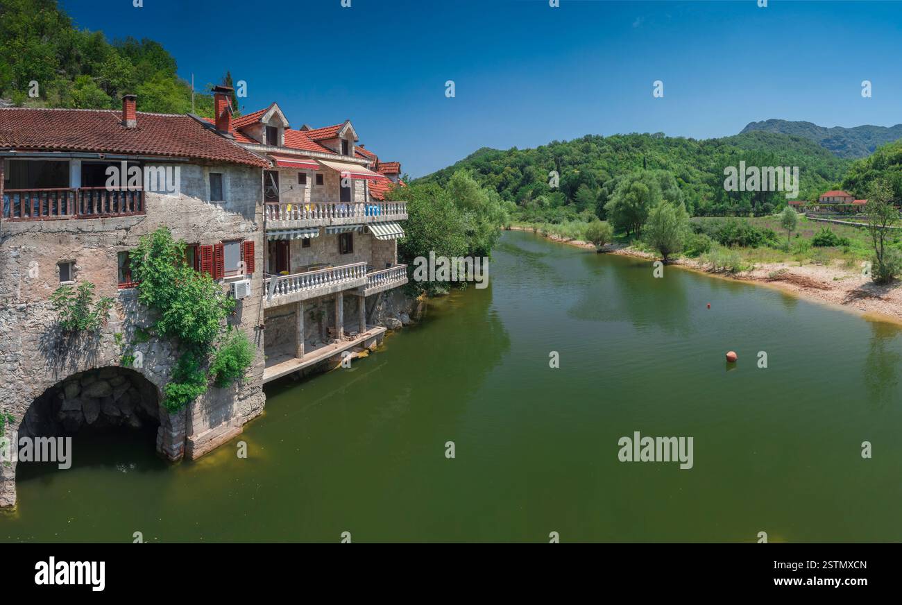Old Bridge over Crnojevica river in Montenegro Stock Photo - Alamy