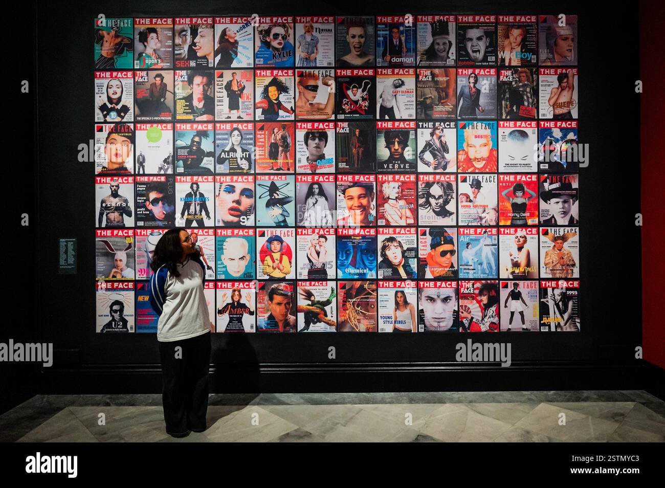London, UK. 19th Feb, 2025. A gallery of front covers of the magazine ...