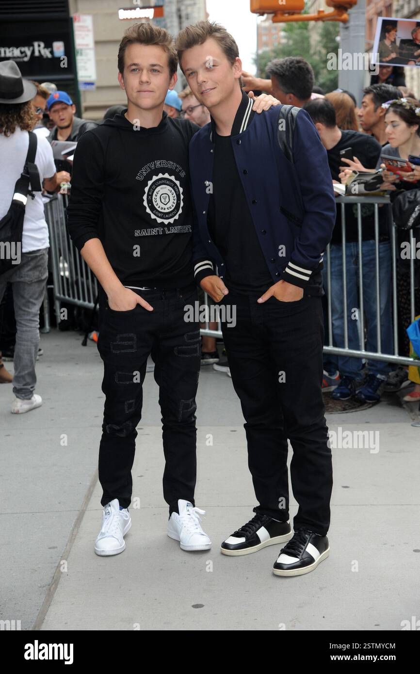 John Owen Lowe and Matthew Lowe at AOL Build on July 24, 2017 in New ...