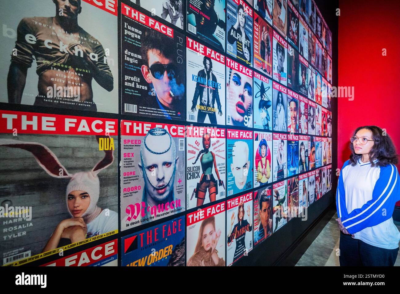 London, UK. 19th Feb, 2025. A gallery of front covers of the magazine ...