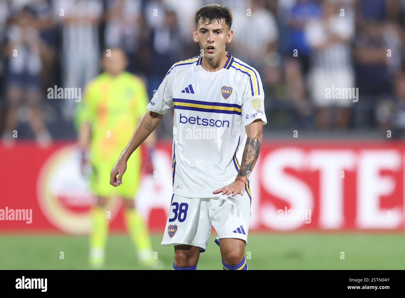 Lima, Peru. 19th Feb, 2025. Camilo Rey Domenech of Boca Juniors during ...