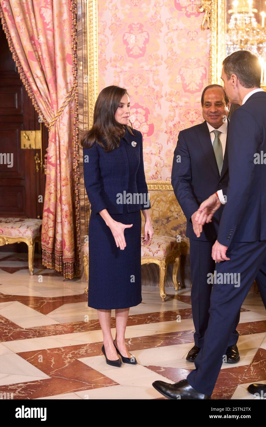 Madrid. Spain. 20250219, Queen Letizia of Spain, Pedro Sanchez, Prime ...