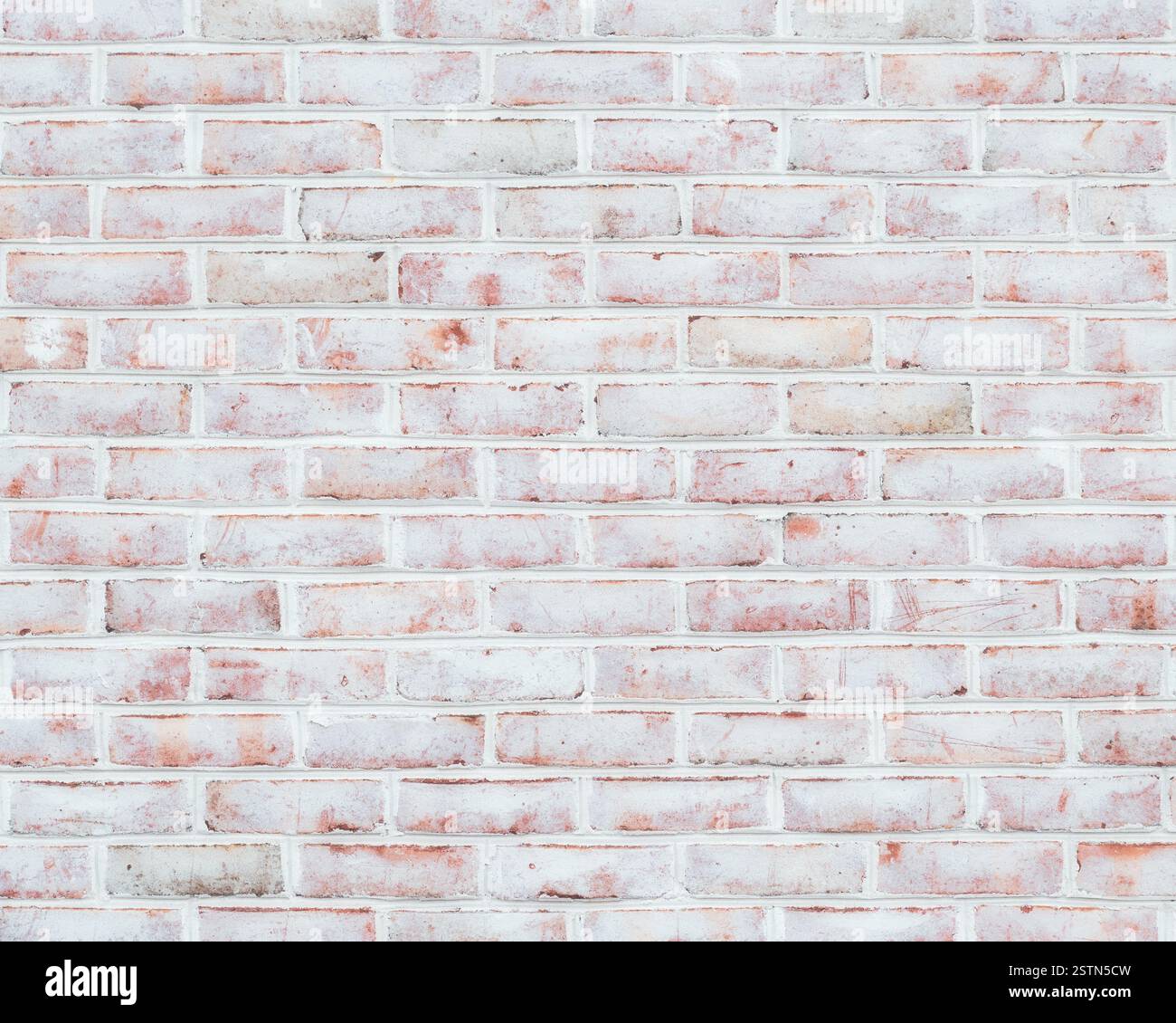Whitewashed brick wall texture Stock Photo - Alamy