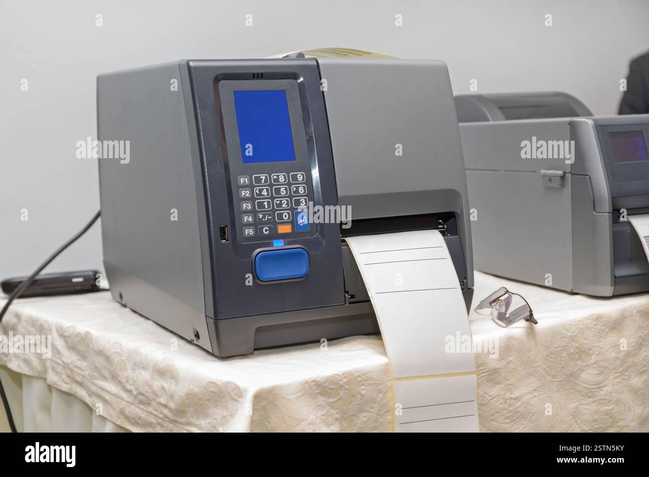 Bar Code Printer Stock Photo - Alamy
