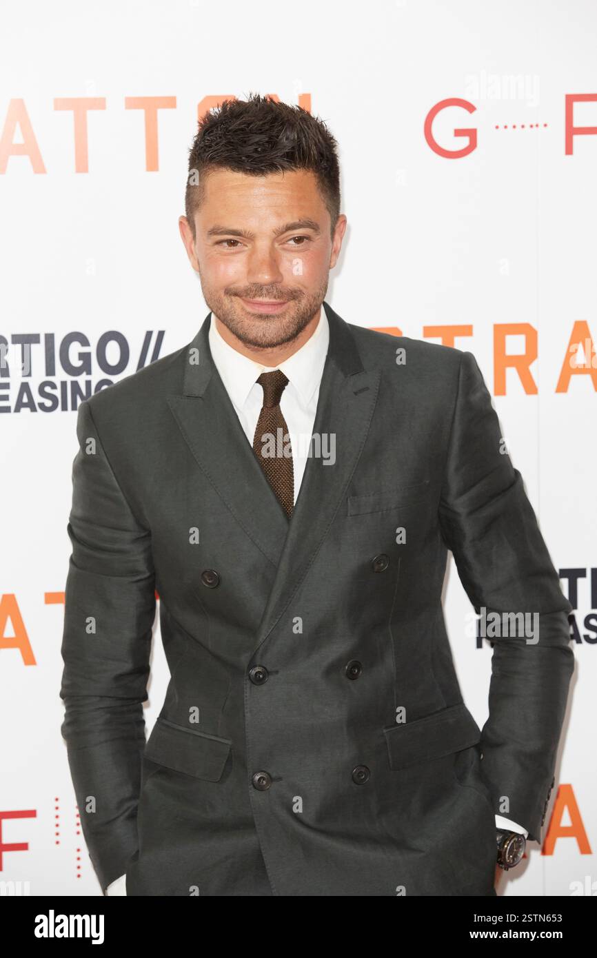 Dominic cooper uk premiere stratton vue west end hi-res stock ...