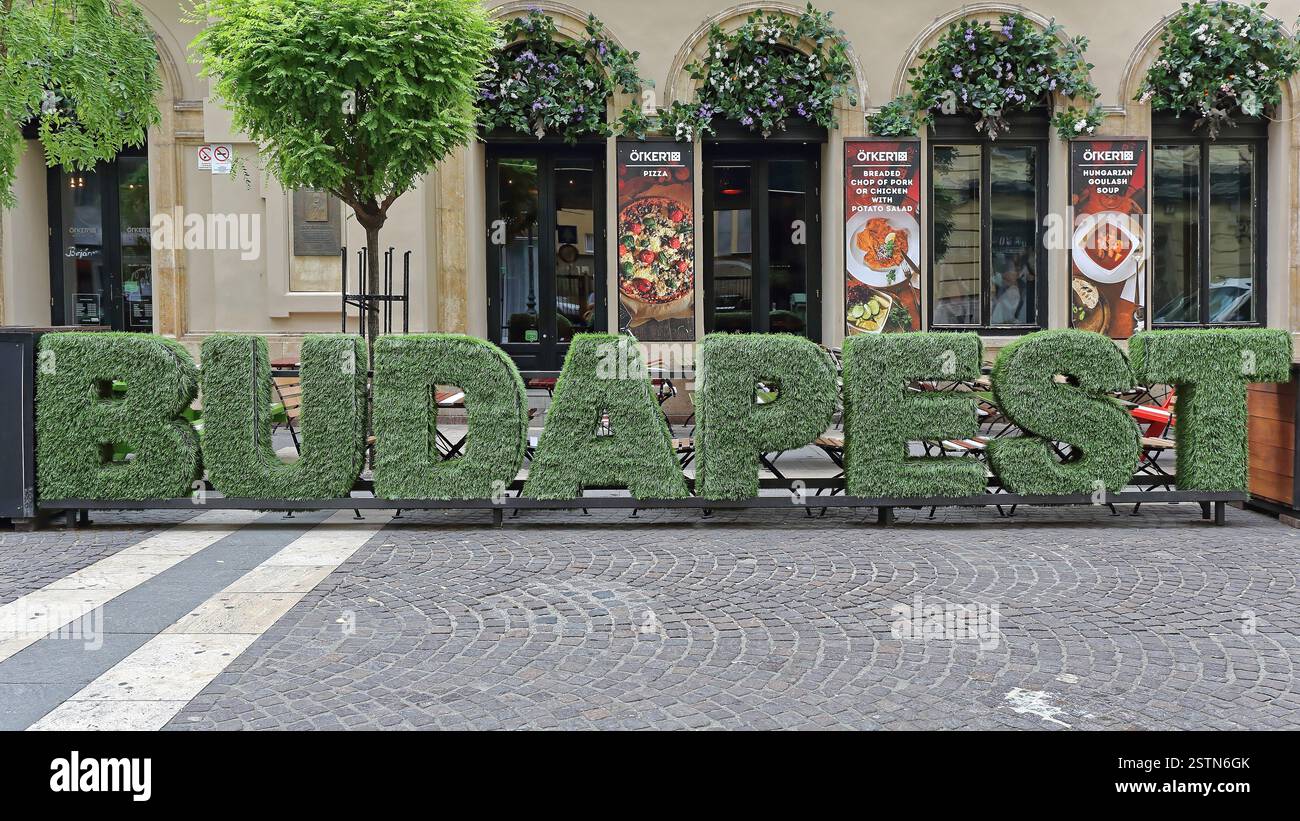 Budapest letters hi-res stock photography and images - Alamy