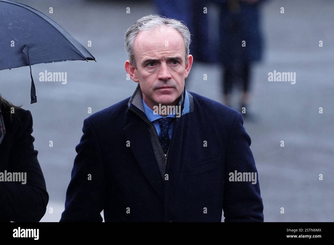 Former jockey Ruby Walsh attends the funeral of Michael O'Sullivan at ...
