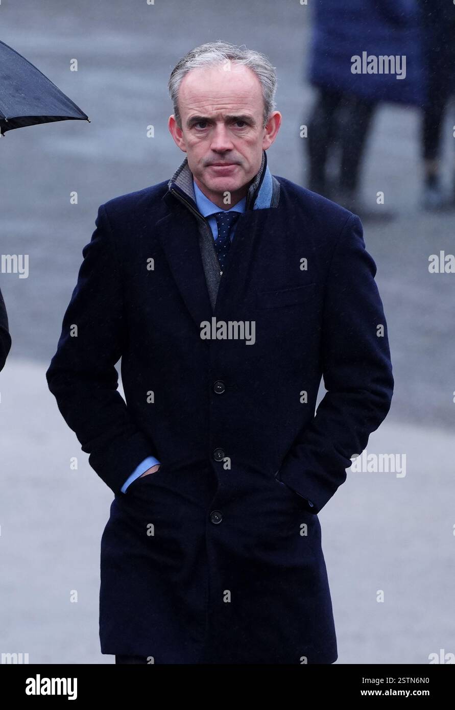 Former jockey Ruby Walsh attends the funeral of Michael O'Sullivan at ...