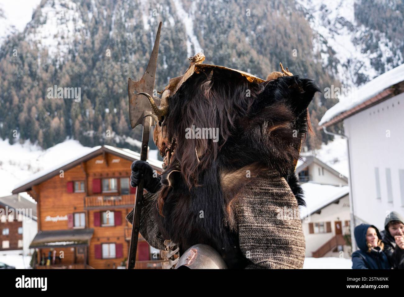 Switzerland, Valais, Wiler 2019.03.02 Characteristics of the ...