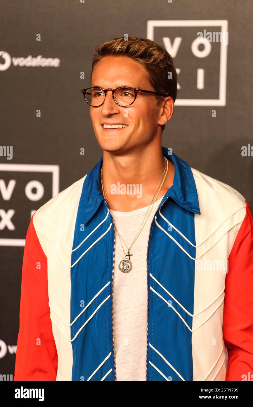 Oliver Proudlock arriving at East London’s Brick Lane Yard as they host ...