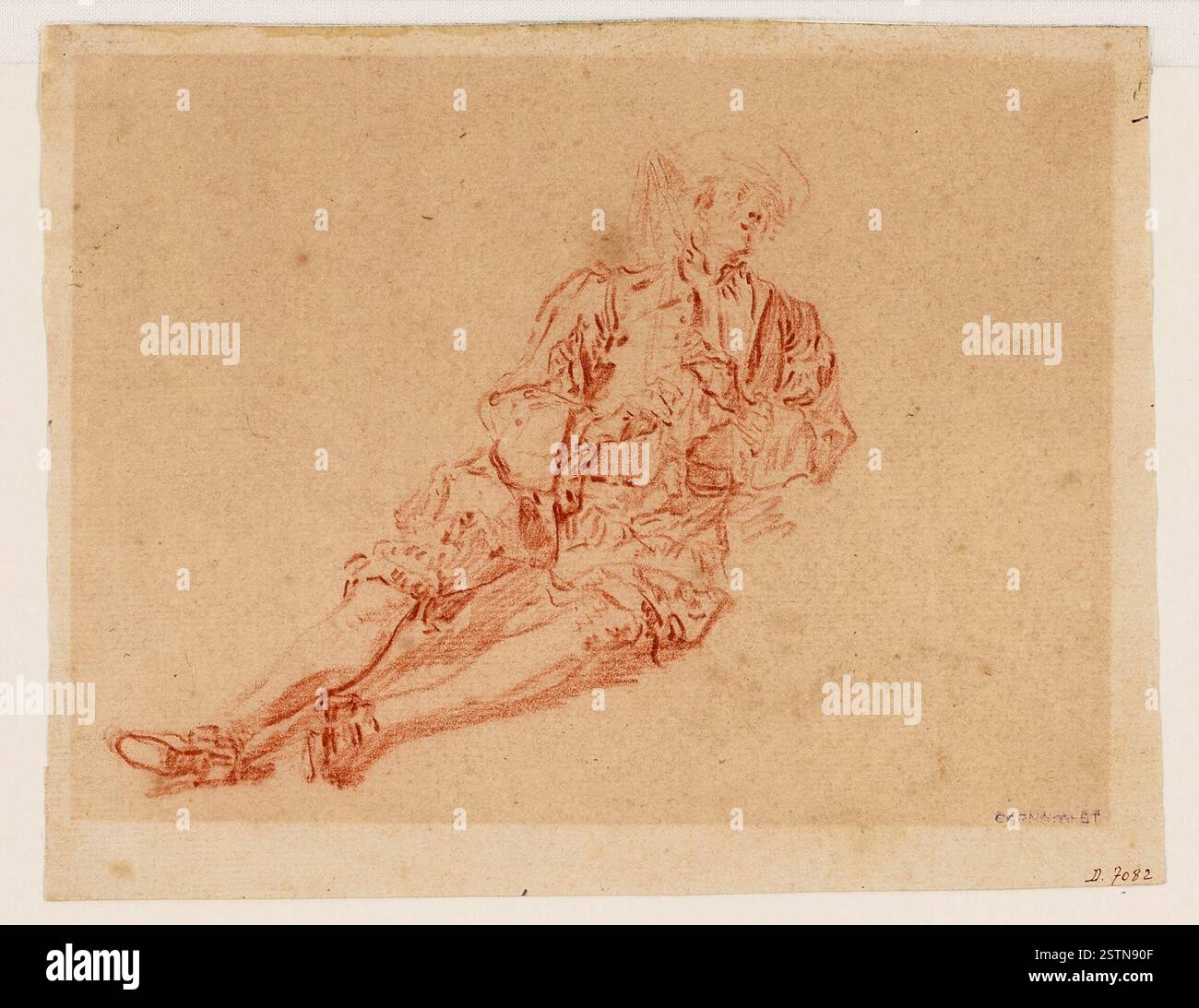 A 19th-century drawing by Nicolas Lancret, highlighting his mastery of ...