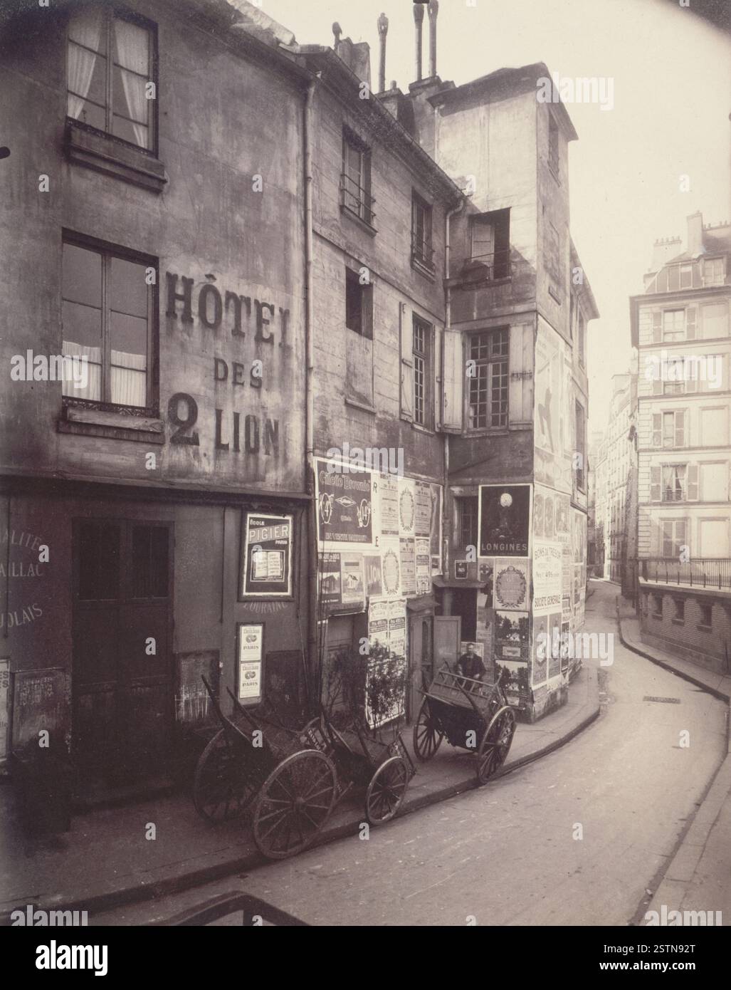 In this 1923 photograph, Atget captures the charm of old Paris ...