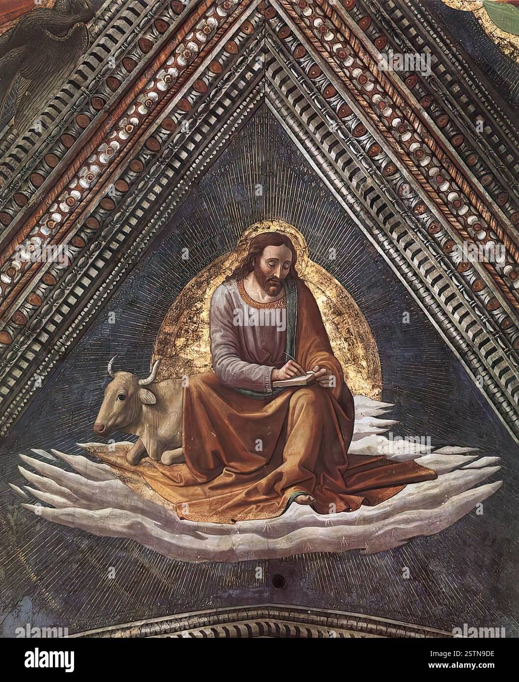 GHIRLANDAIO, Domenico (b. 1449, Firenze, d. 1494, Firenze) St Luke the ...