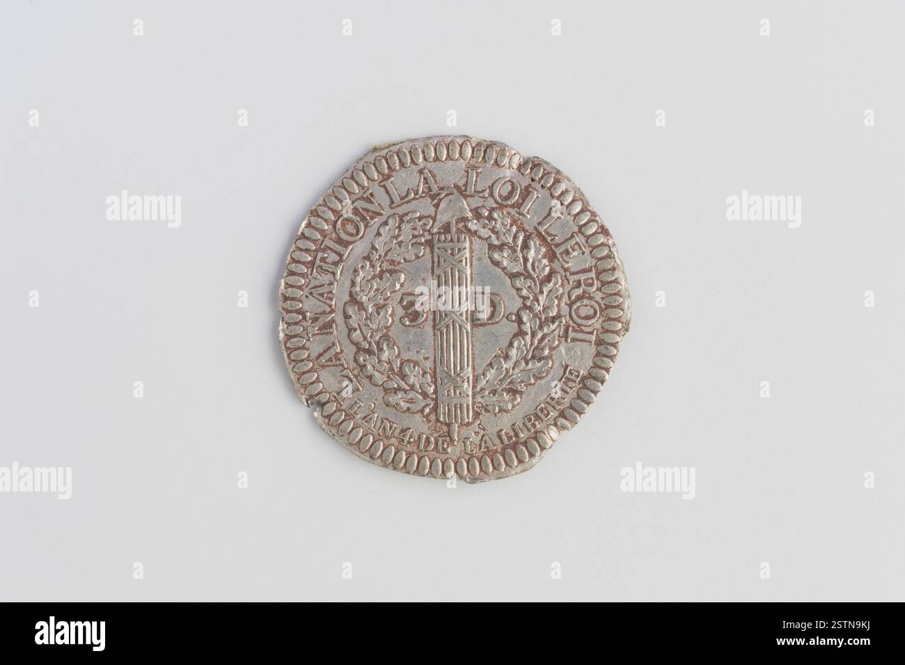 A 1791 medal by Augustin Dupré, created during the French Revolution ...
