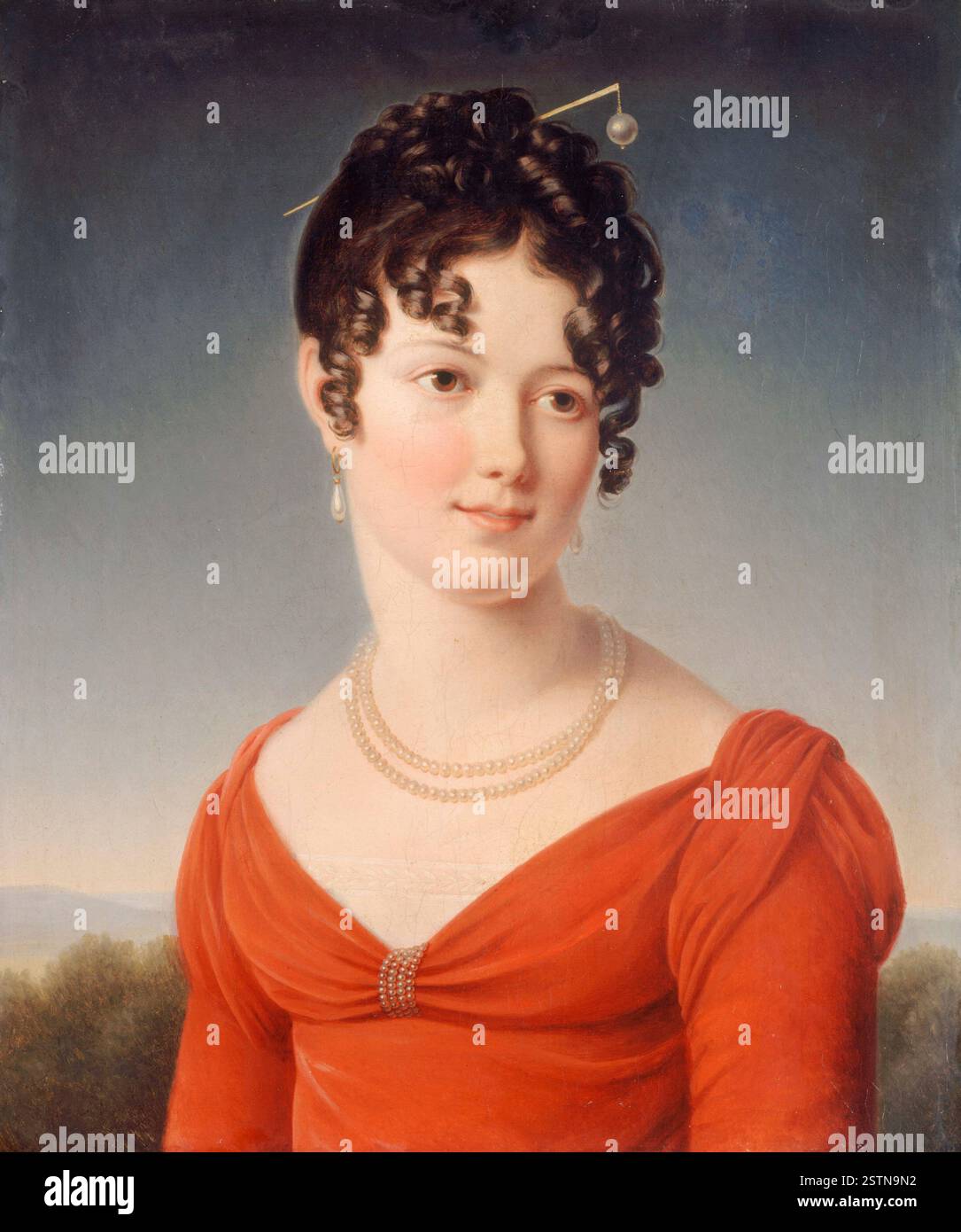 A painting by André Devambez, showcasing a historical French scene from ...