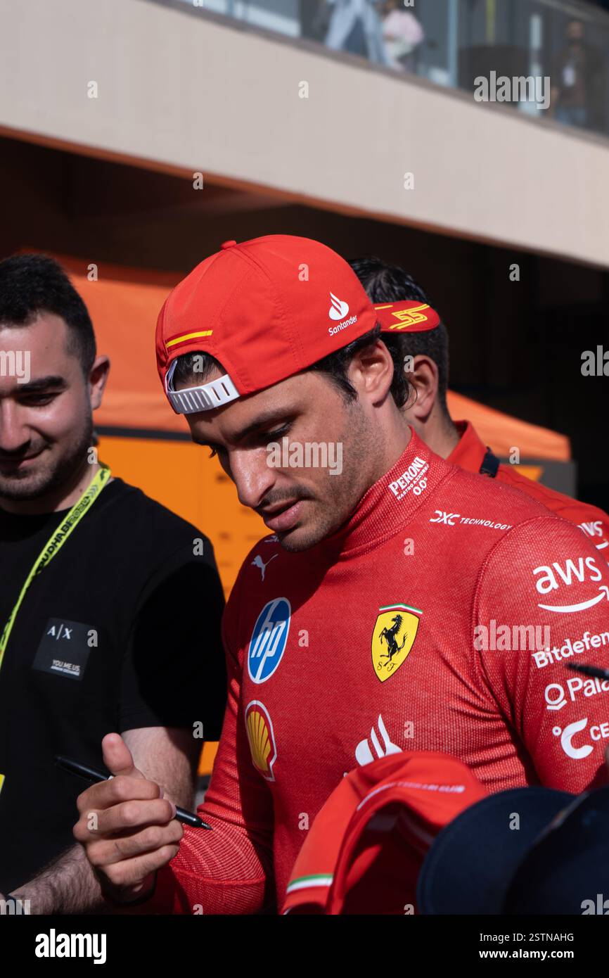 F1 Etihad Airways Abu Dhabi Grand prix 2024 - Carlos Sainz of Spain and ...