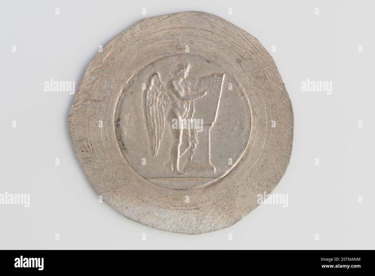 Medal by Augustin Dupré (1791) depicting the Genius of the Constitution ...