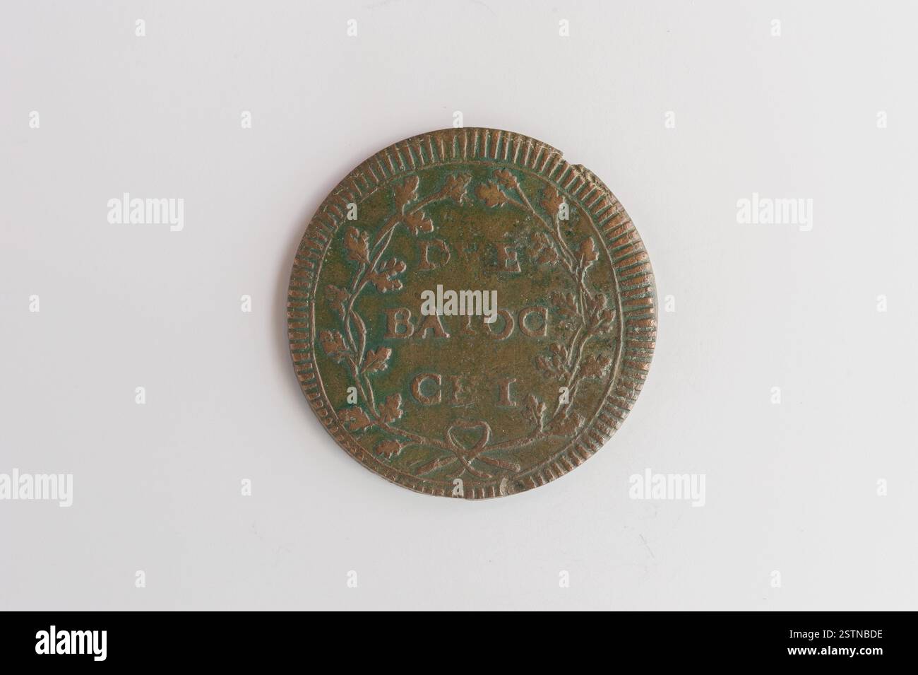 Anonymous coin from 1799 depicting a bundle of republican rods topped ...