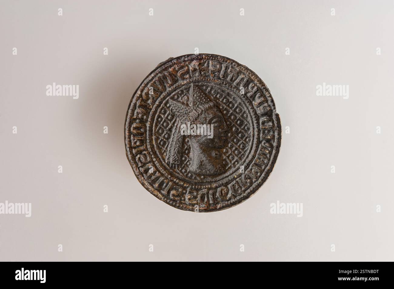 Medal by Emile Froment-Meurice, engraved in May 1883, depicting the ...