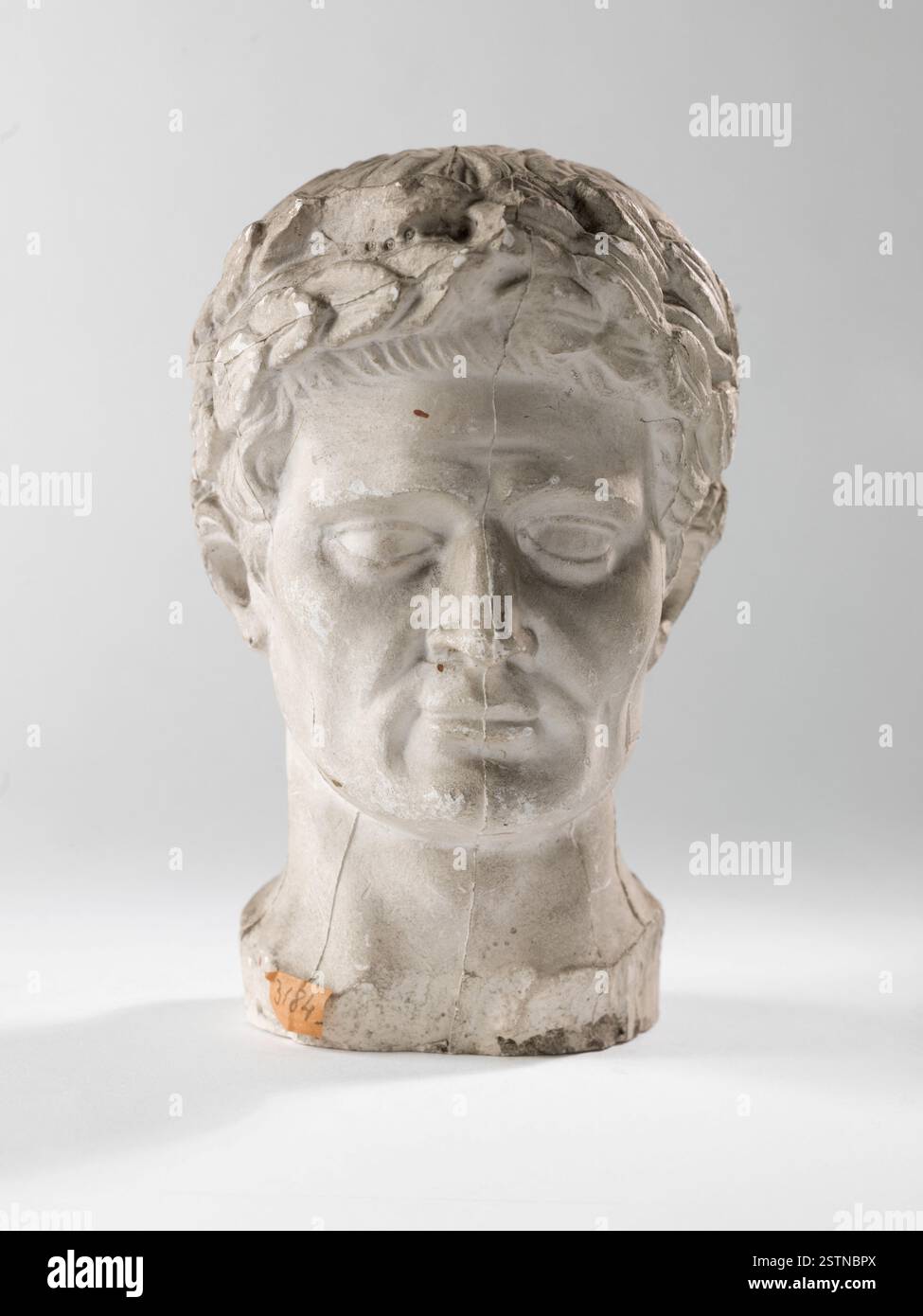 This 19th-century sculpture depicts a Roman emperor, showcasing the ...
