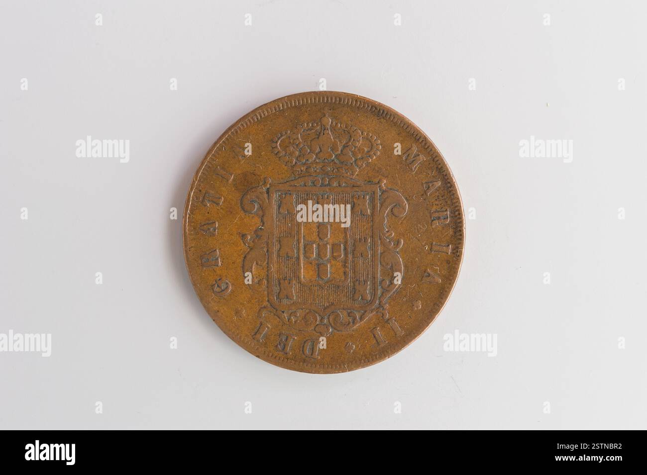 1847 engraving by Victor Rose, depicting the coat of arms of Queen ...