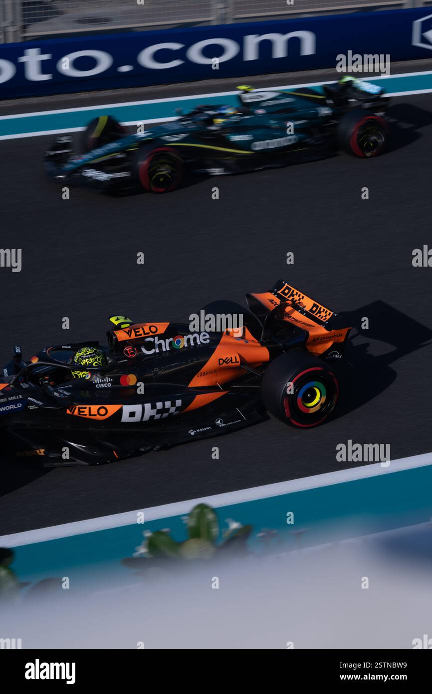 F1 Etihad Airways Abu Dhabi Grand prix 2024 - Lando Norris of Great ...