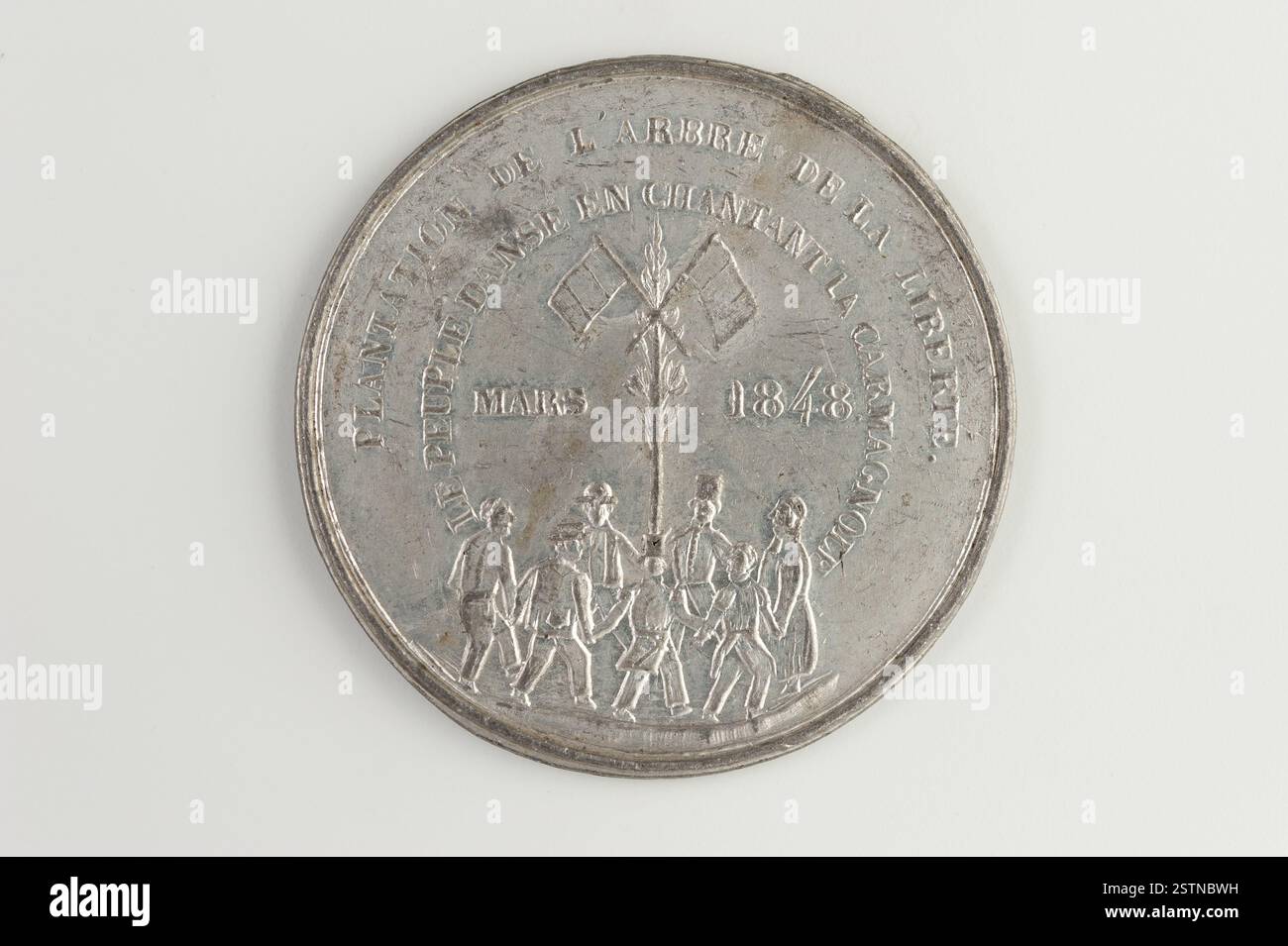 A medallion by Robert Nanteuil, depicting the planting of the Tree of ...