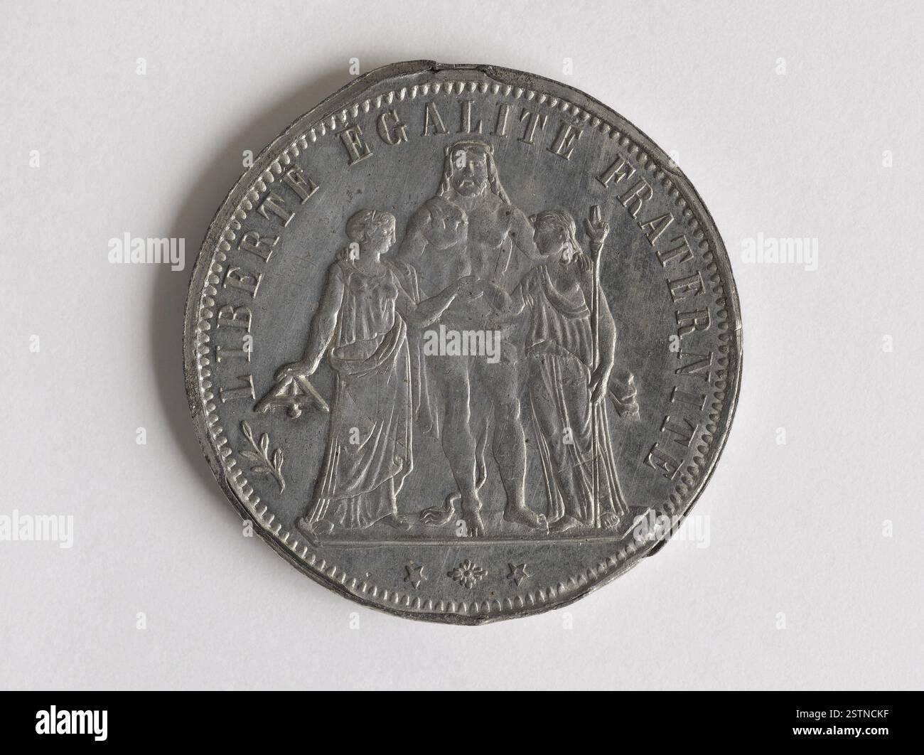 A 1887 medallion by Johann Christian Reich depicting a three-quarter ...