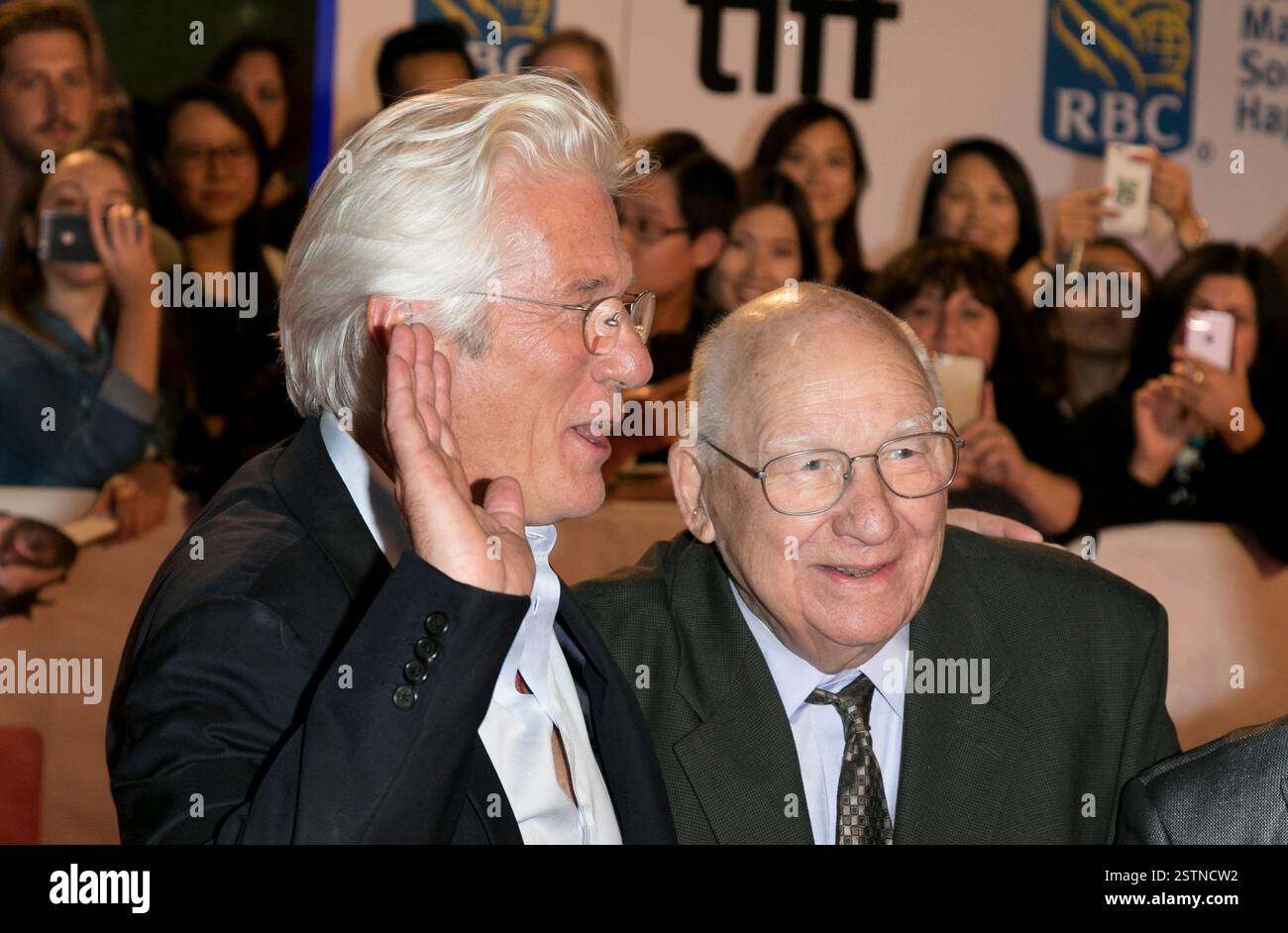 Richard Gere and his father Homer George Gere attend the premiere of ...