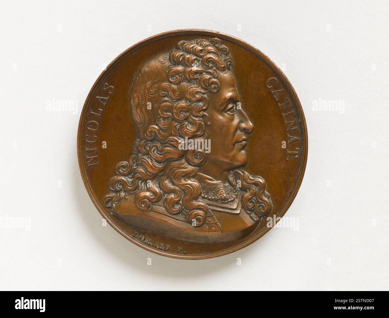 Emile Rogat, a French medal engraver, created this 1823 medal with a ...