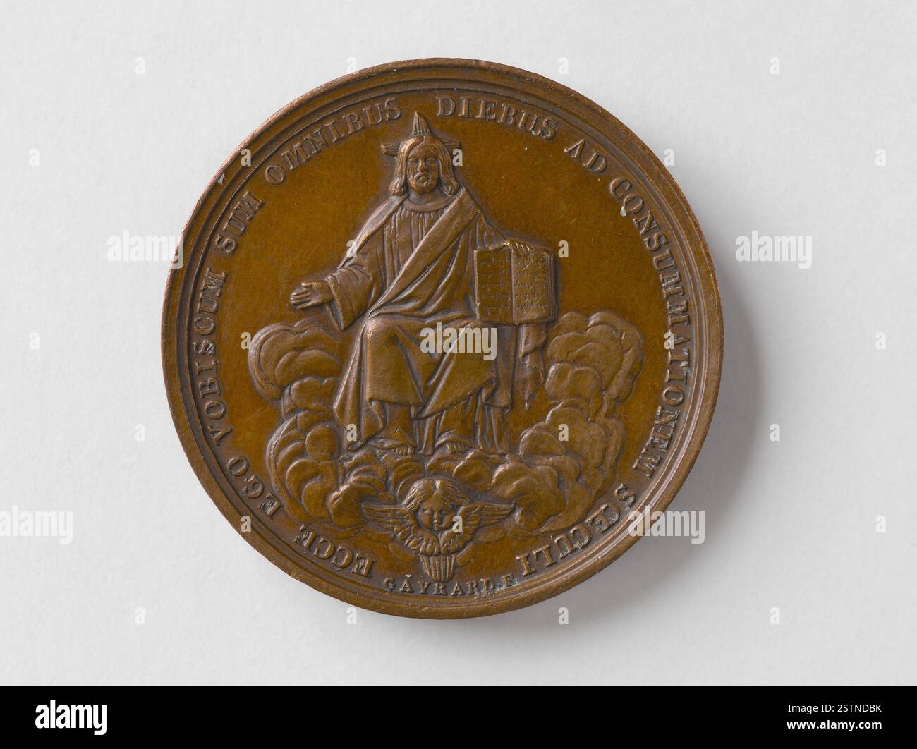 A 1848 medallion by Honoré Daumier depicting Monseigneur Affre with a ...