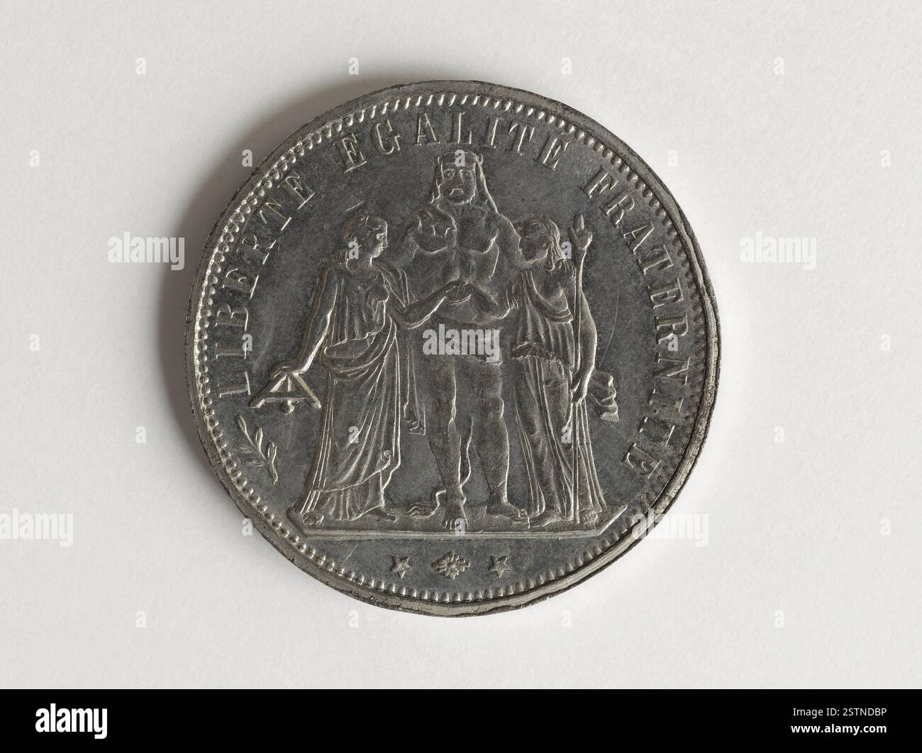 An anonymous medal engraver designed this 1887 medal featuring General ...