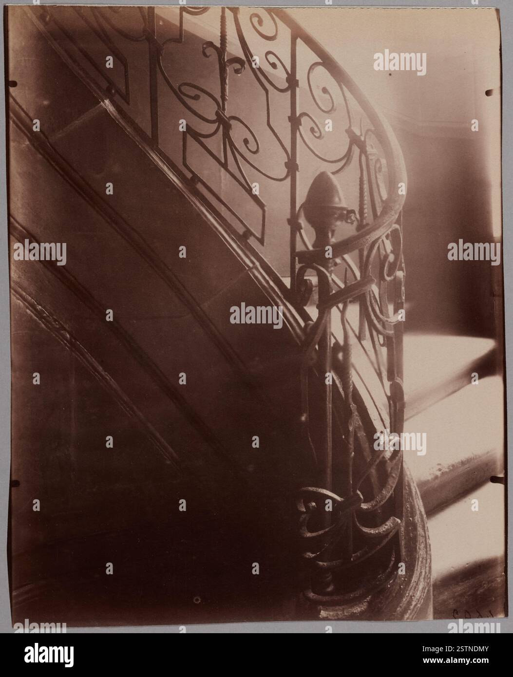 Photograph by Eugène Atget, acquired on March 1st, 1952, depicting a ...